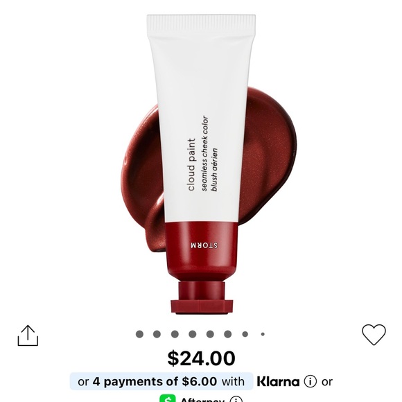 Glossier | Makeup | Glossier Cloud Paint Blush Rich Burgundy | Poshmark